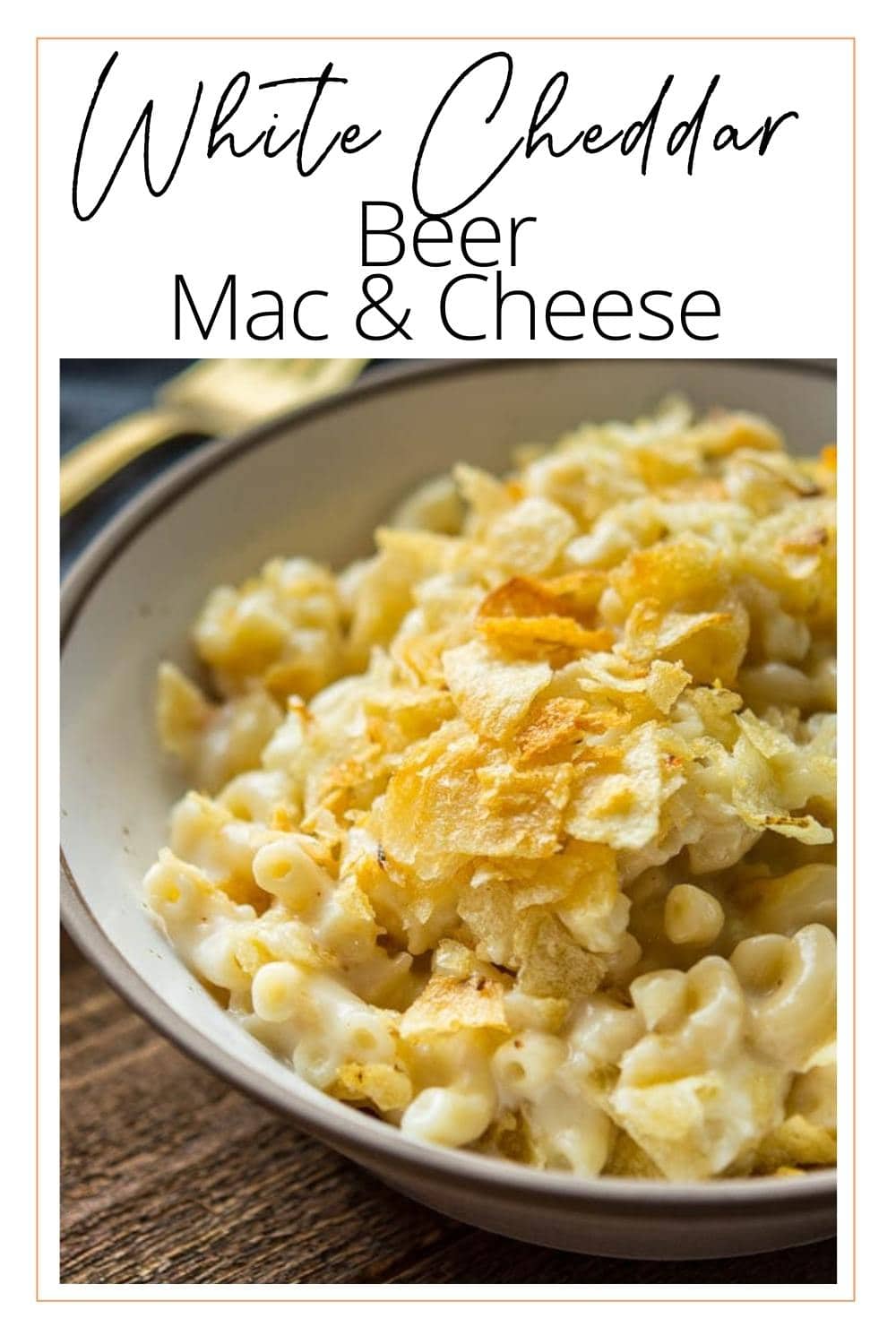 White Cheddar Beer Mac & Cheese - Garnished Plate